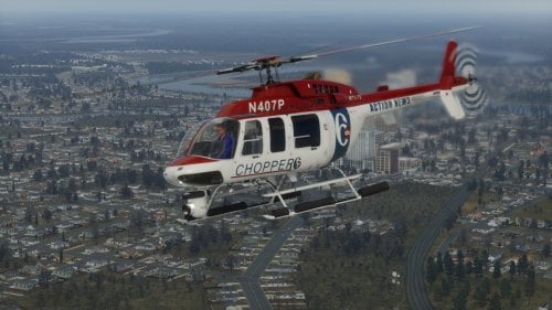 JRX Design Bell 407 WPVI-TV Chopper 6, circa 2003 - JRX Bell 407 - X ...