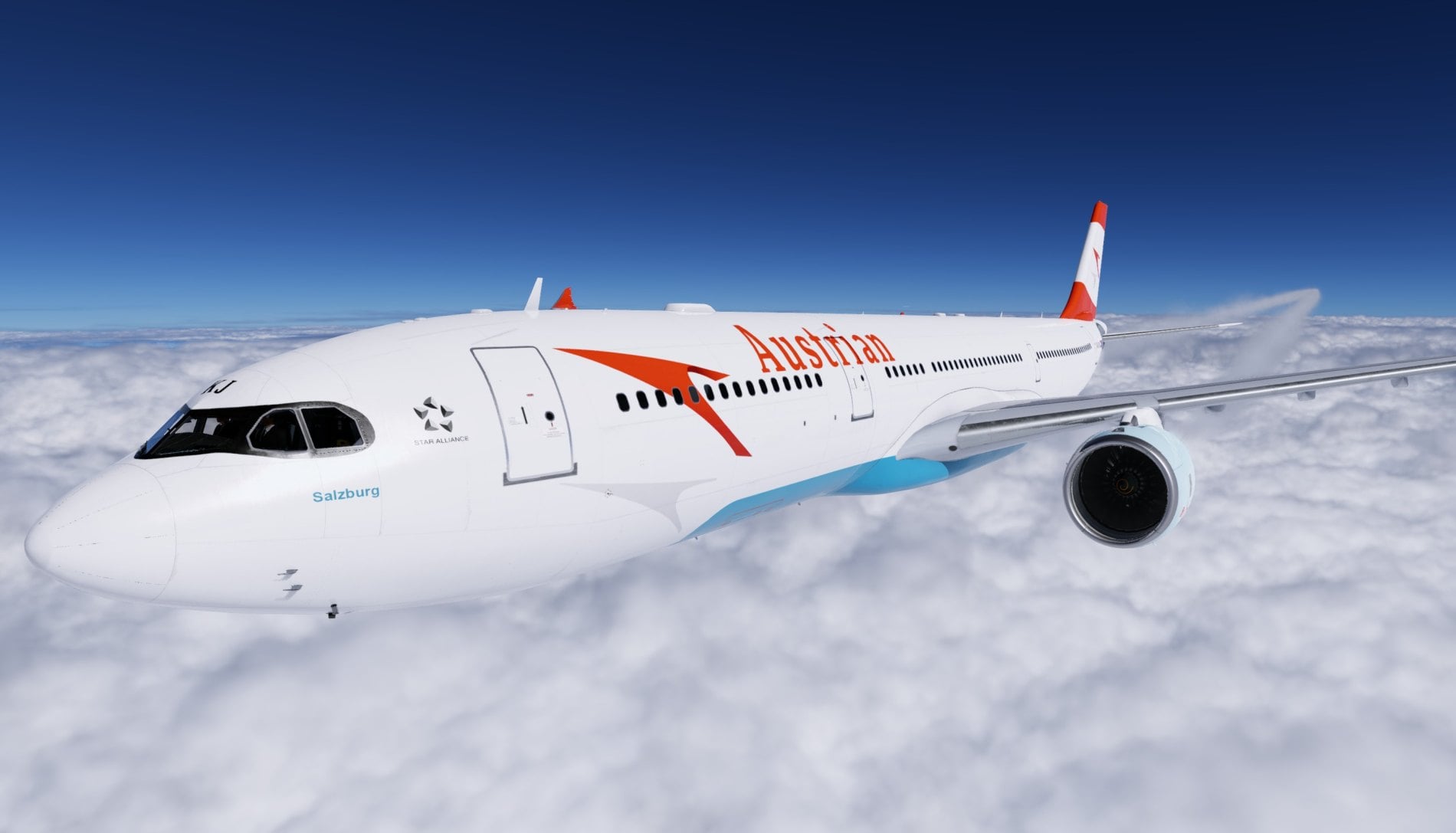 Toliss A330 Austrian Airlines - fictional - Toliss A330 - X-Plane.Org Forum