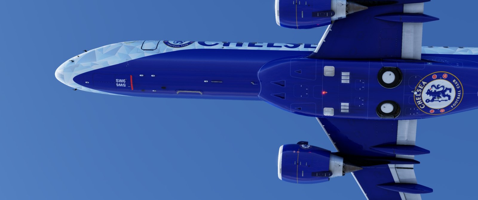 Lineage 1000 Chelsea Football Club (Fictional) G-CHEL - E-Jets Family ...