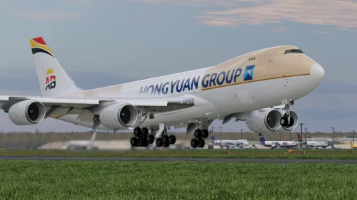 SSG 747-8 v2.8 - Air Belgium Cargo (OE-LFD) - SSG Liveries - X-Plane ...