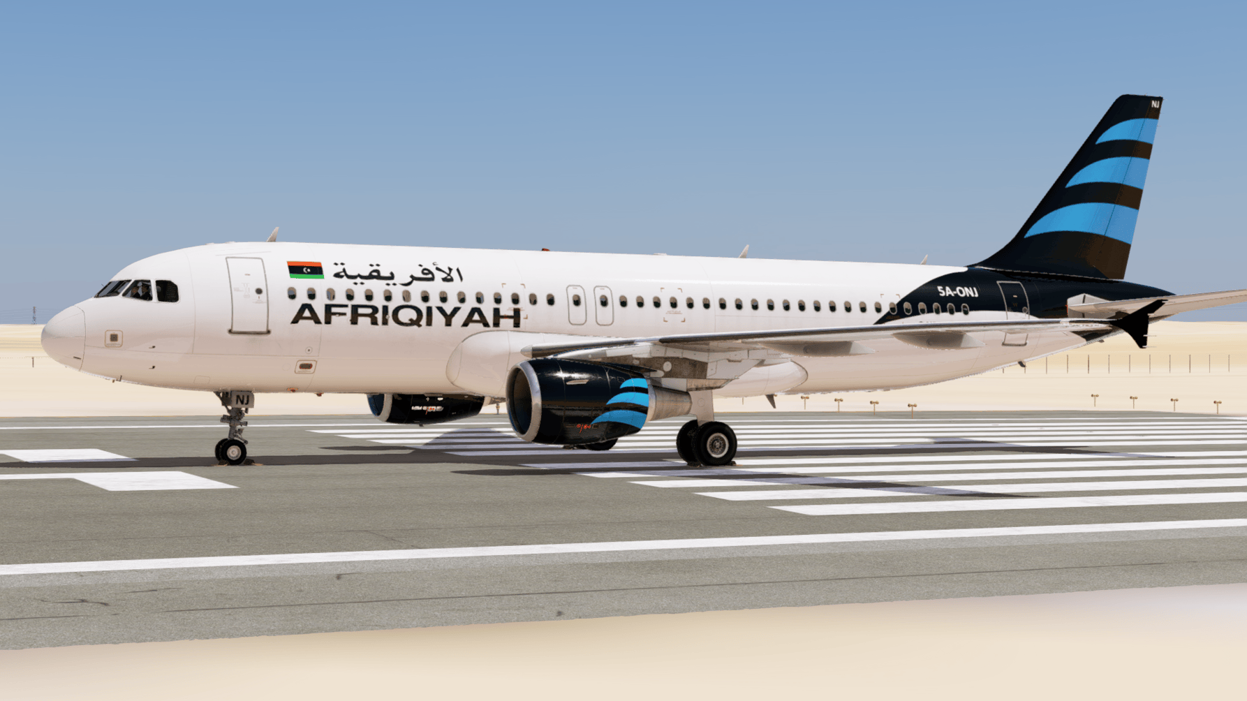 Afriqiyah Airways A320 Fleet Pack (Inc. Cabin) - Toliss A320 - X-Plane ...