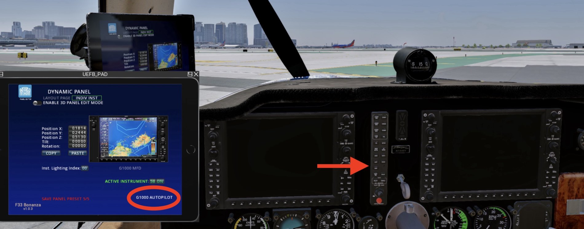Autopilot with G1000 Panel? - Thranda F33A Bonanza - X-Plane.Org Forum