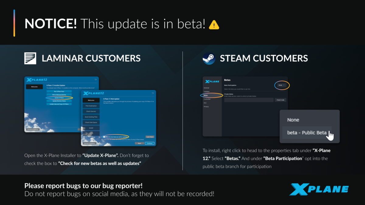 X-Plane 12.3 has entered the public beta phase! - X-Plane 12 beta ...