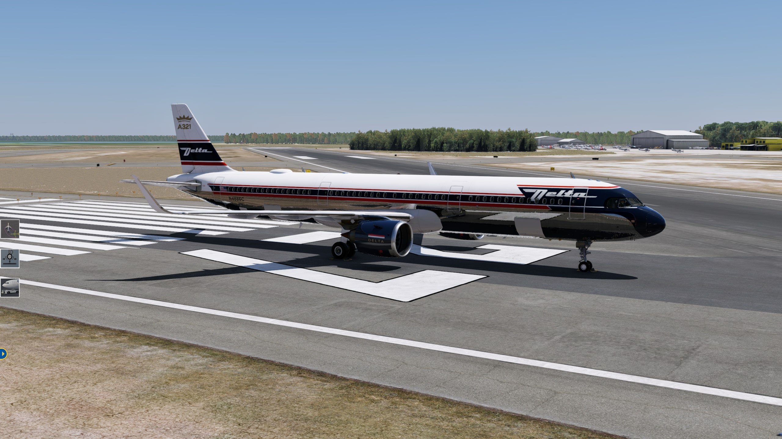 Toliss A321 Delta Airlines Golden Crown Retro Livery - Toliss A321 - X ...