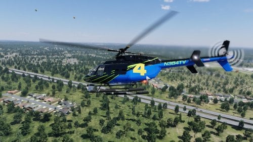 JRX Design Bell 407 KOMO-TV Air 4, circa 2003 - JRX Bell 407 - X-Plane ...