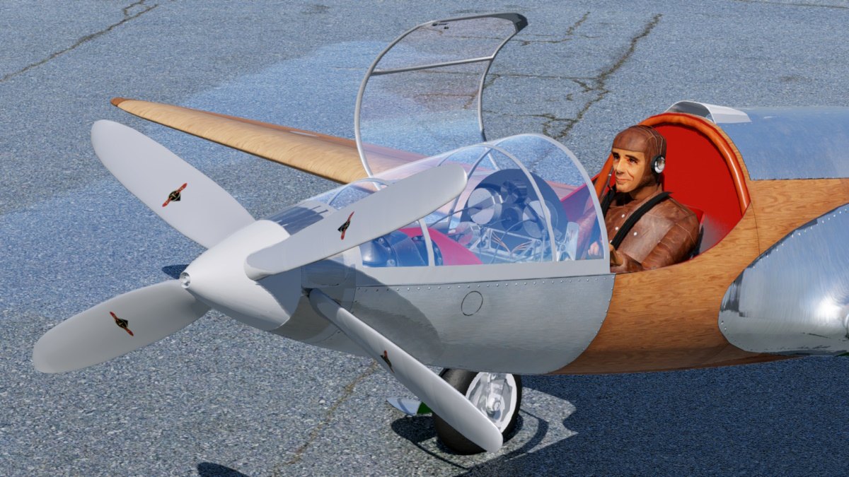 Repaint Tieman's Bugatti P100 pilot (by Beber) - Other Aircraft Livery ...