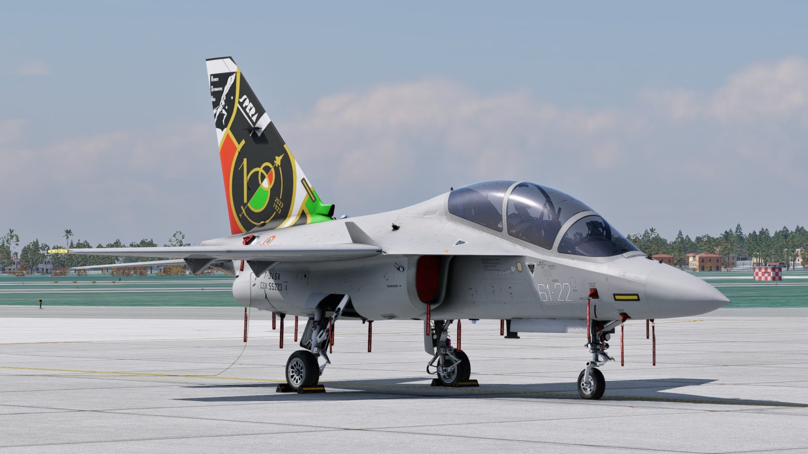 DeltaWing Simulations M-346AJT - 100th anniversary of the Italian Air ...