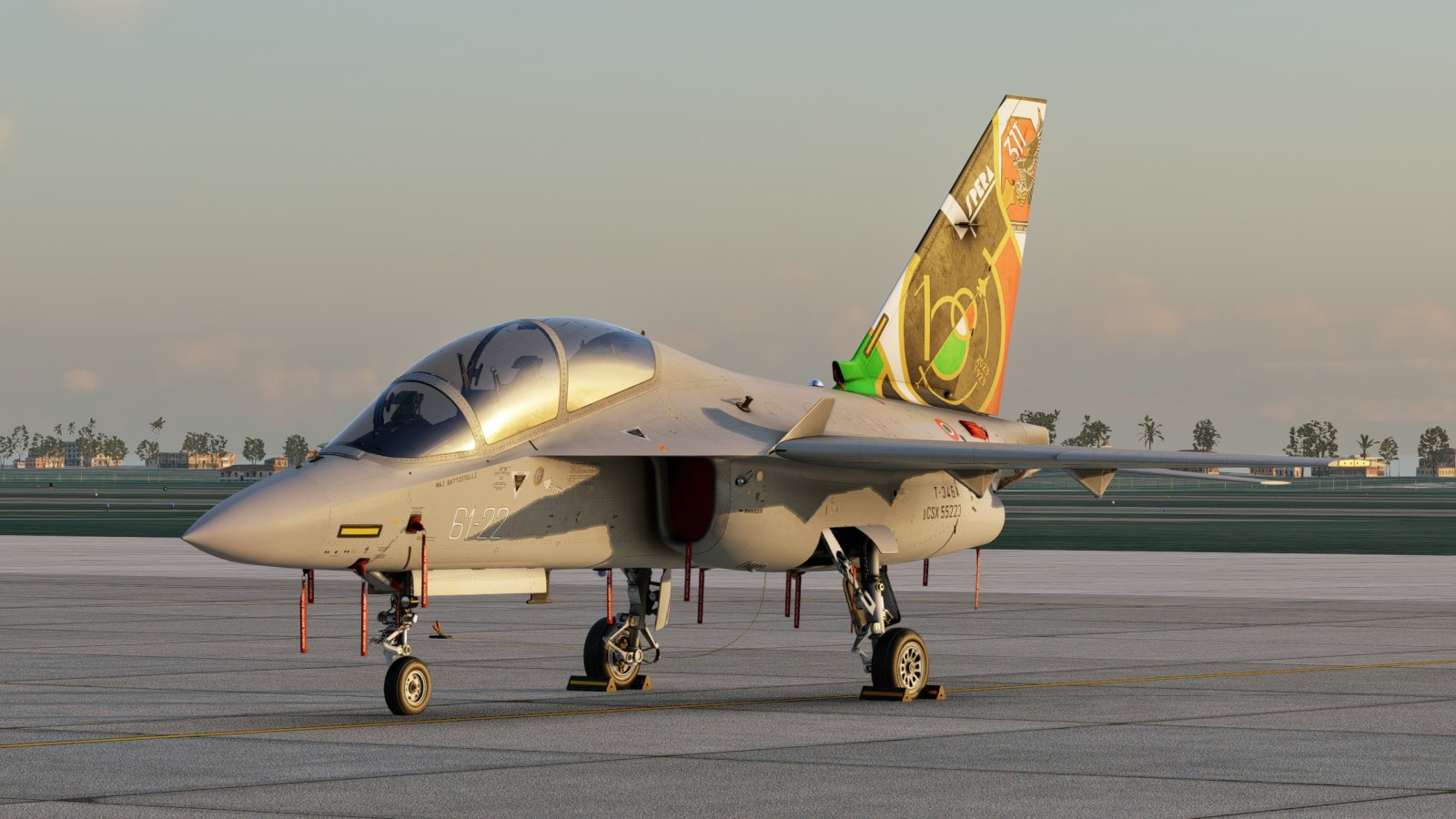 DeltaWing Simulations M-346AJT - 100th anniversary of the Italian Air ...