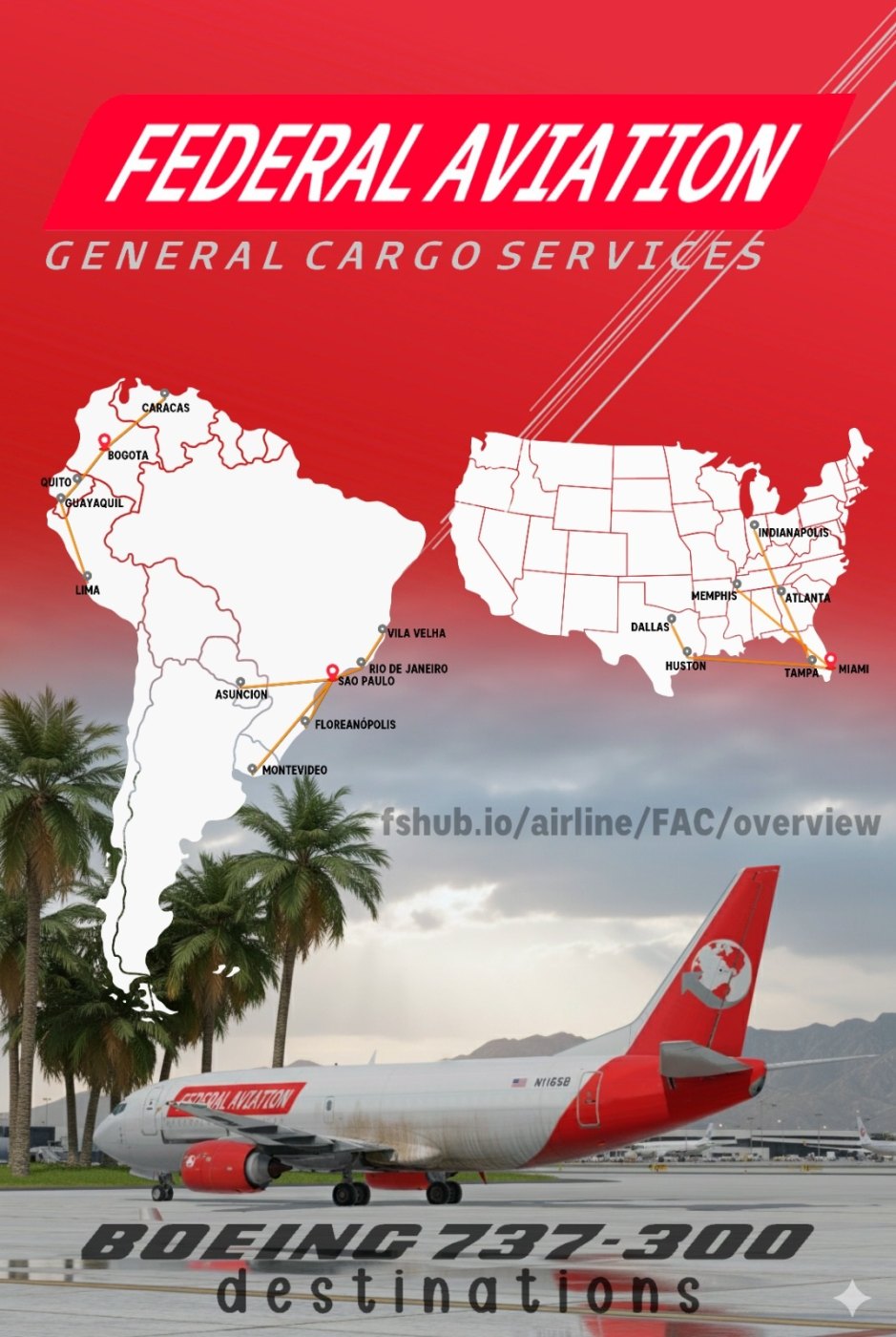 Federal Aviation V.A. (Fictional) B733F [IXEG] - Other Payware Aircraft ...