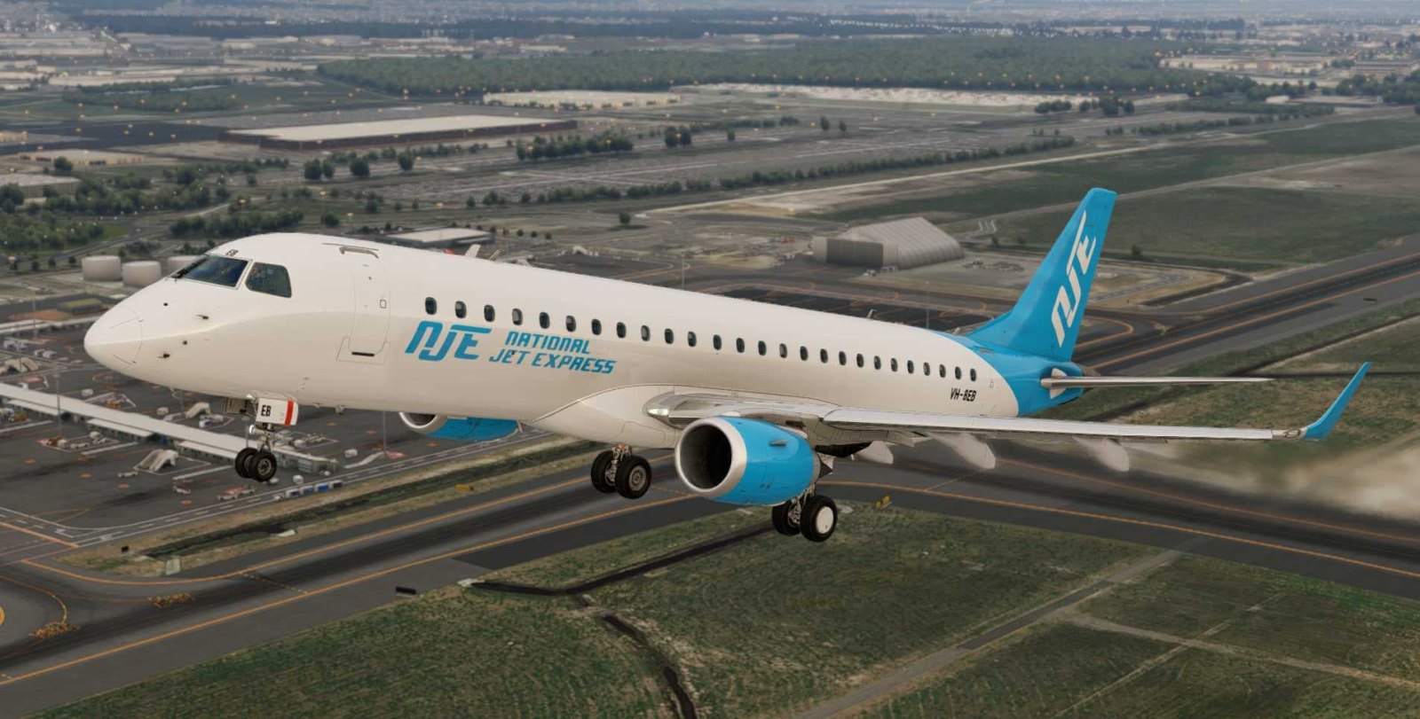 National Jet Express E190 Fleet Pack - E-Jets Family by X-Crafts - X ...