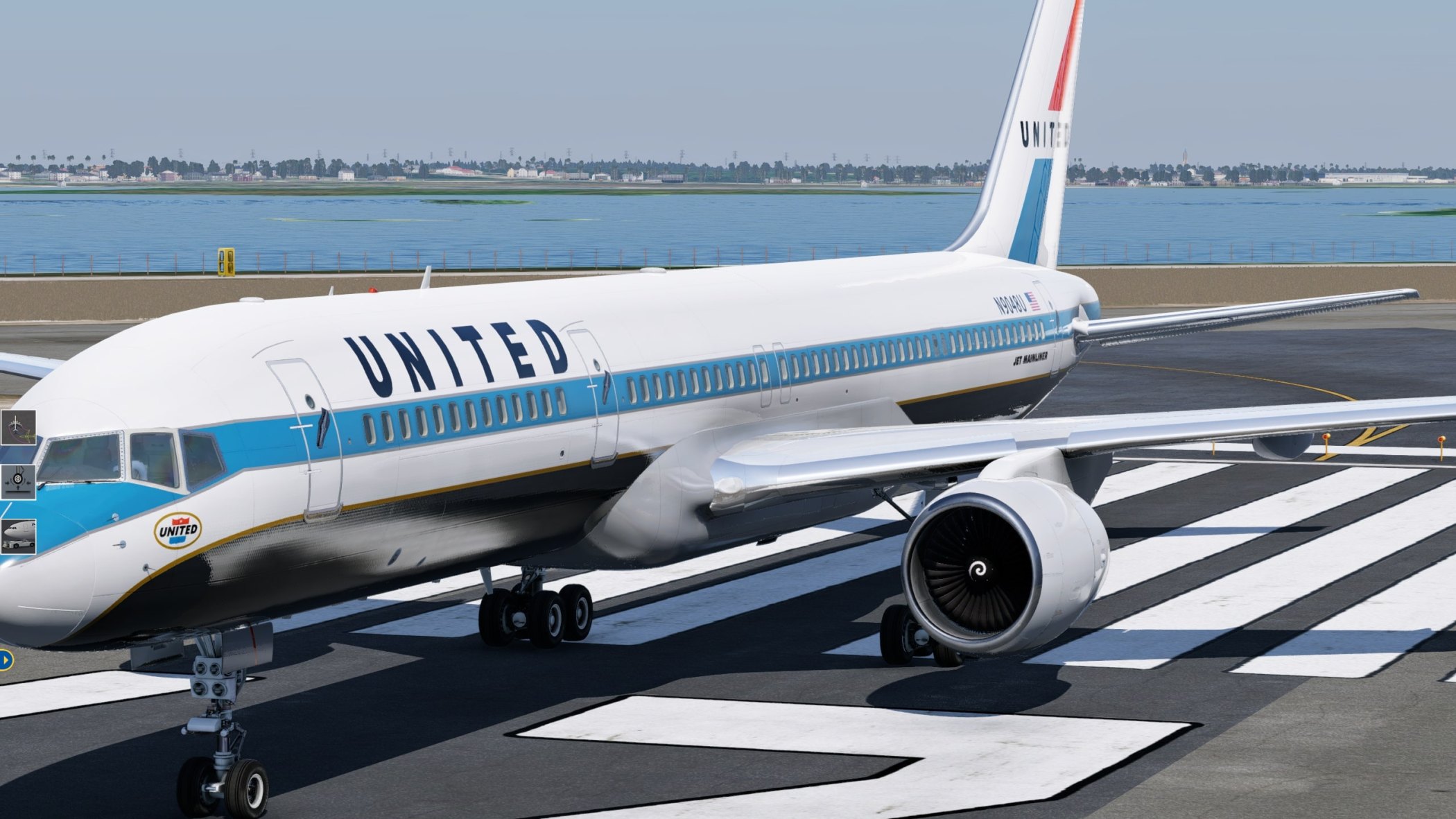 FF757-200 Fictional United Airlines DC8 Mainliner Livery - FF 757 - X ...