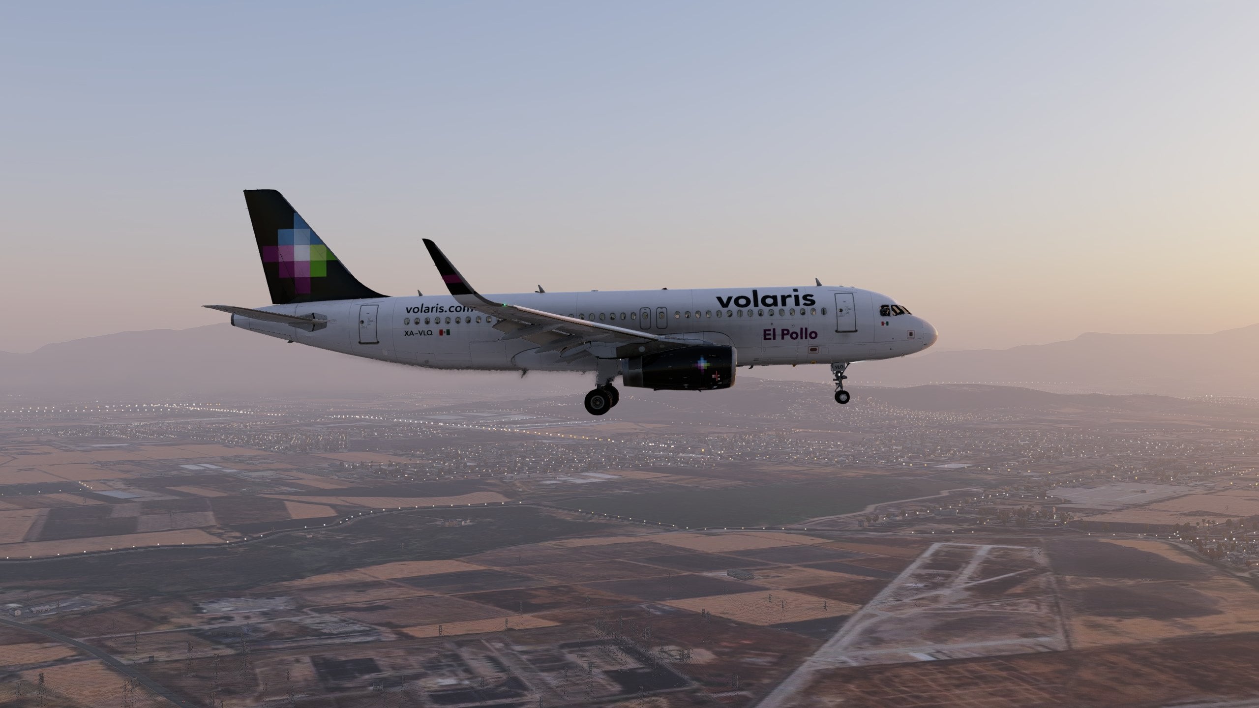 [IAE] Volaris XA-VLQ "El Pollo" + "Classic" 2 Pack Livery ToLiss A320 ...