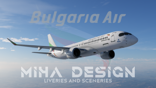 Bulgaria Air A220 Fleet | Deanarica A220-300 - Custom Aircraft - X ...