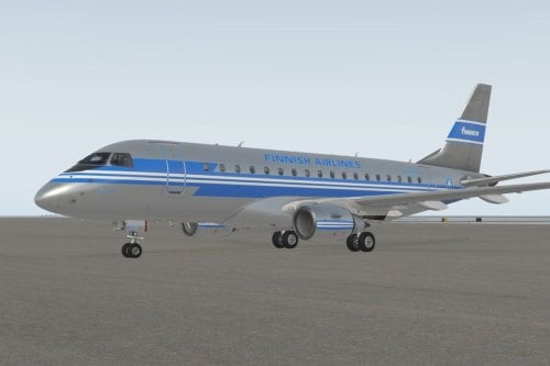 X-Crafts E-Jets Family E170 Finnair Retro OH-LEE (fictional) - E-Jets ...