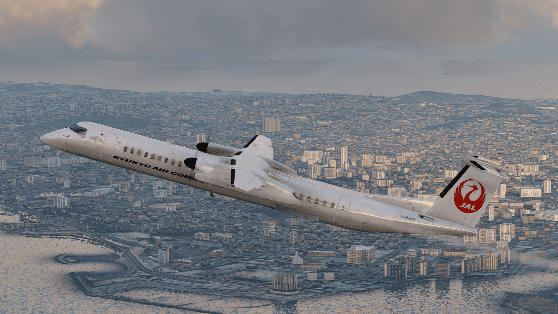 RAC-Ryuku Air Commuter Bombardier DASH 8 Q400 COMBI Fleet For Manky1 ...