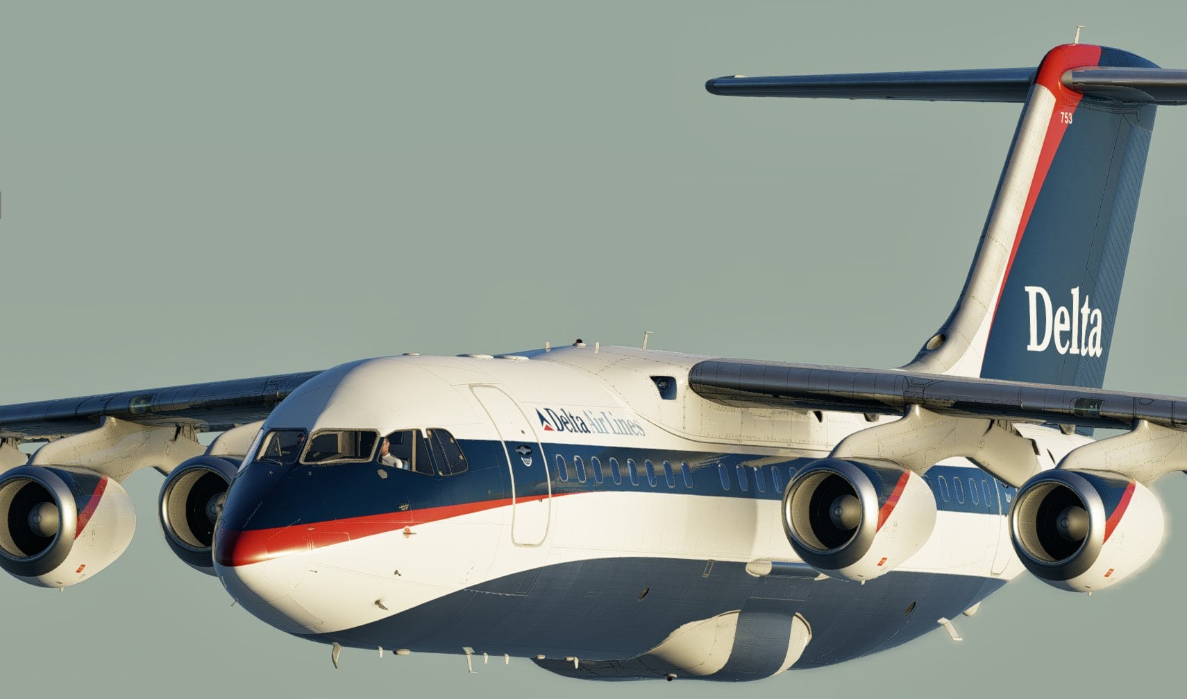 Delta Air Lines (Ron Allen) - BAe 146-200 - Bae 146 - X-Plane.Org Forum