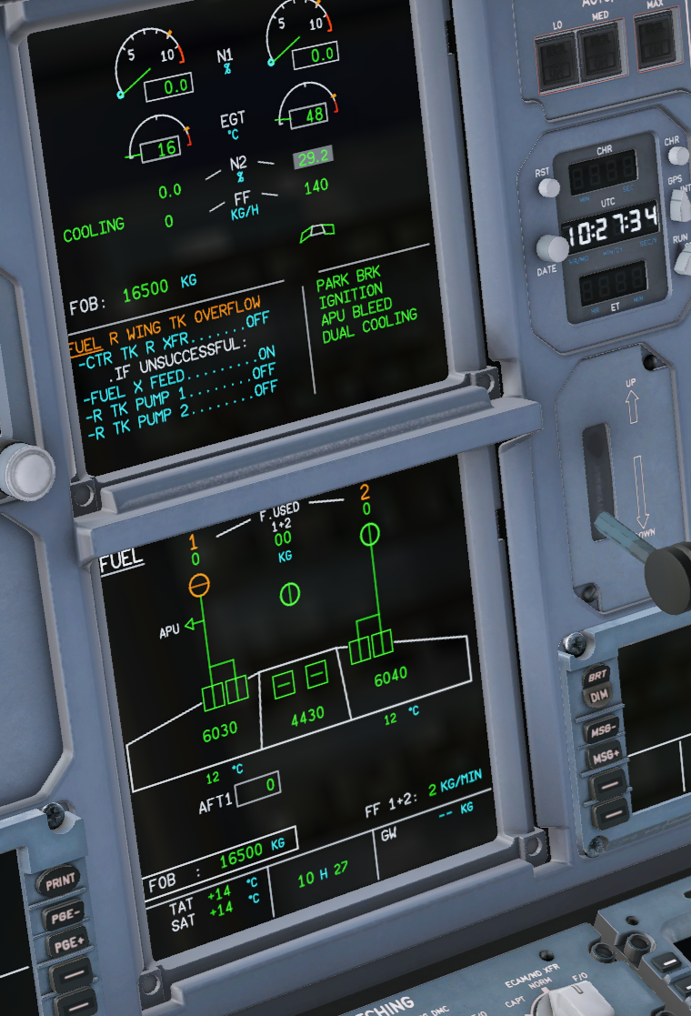 Transient warning during engine start - Airbus A321 - X-Plane.Org Forum