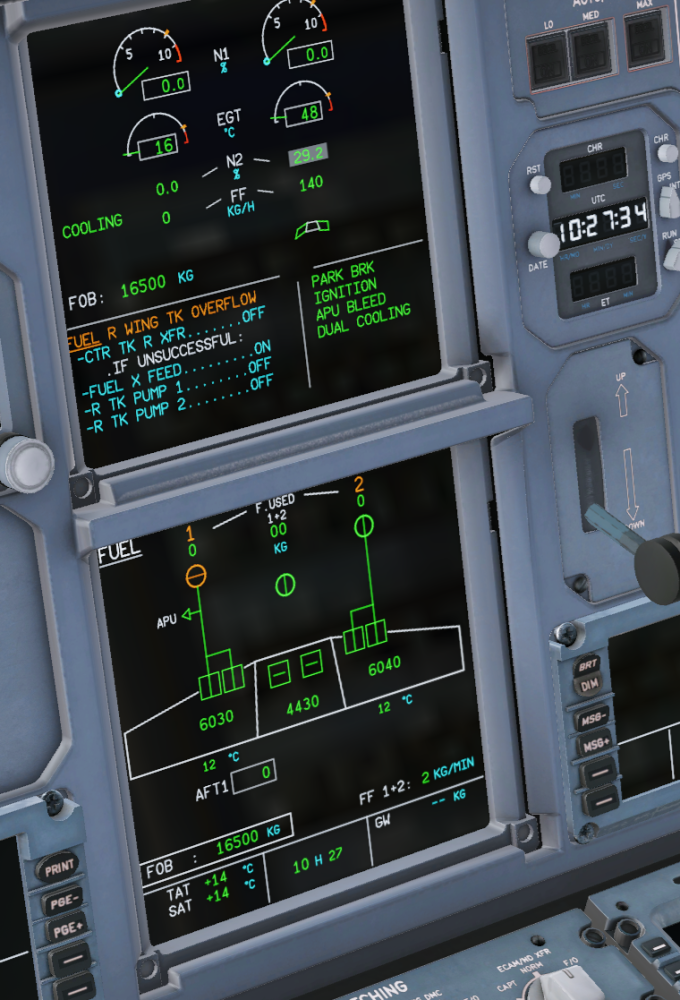Transient warning during engine start - Airbus A321 - X-Plane.Org Forum