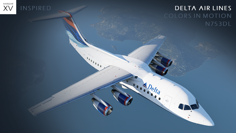 Delta Air Lines (Colors in Motion) - BAe 146-200 - Bae 146 - X-Plane ...