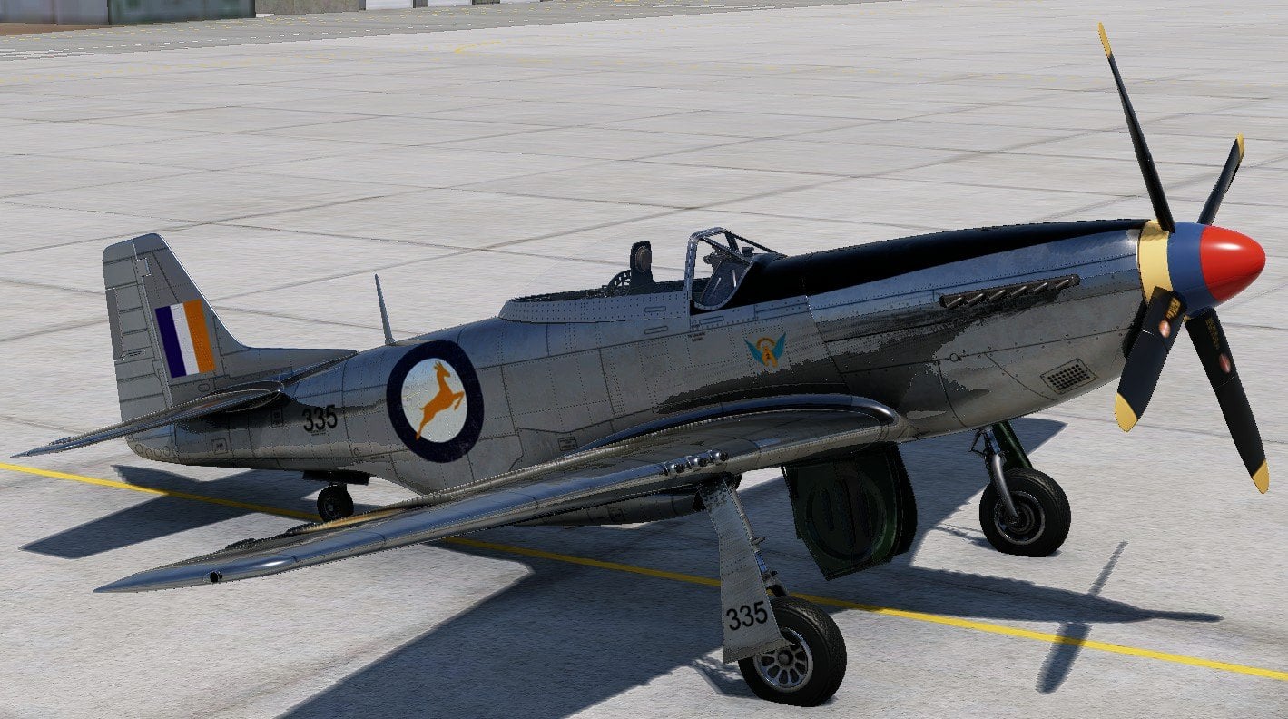SAAF 335 Korea - Skunkcraft P51 Mustang - X-Plane.Org Forum