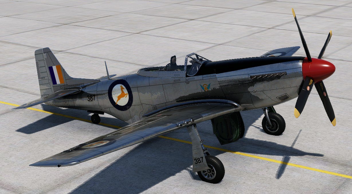 SAAF 387 Korea - Skunkcraft P51 Mustang - X-Plane.Org Forum