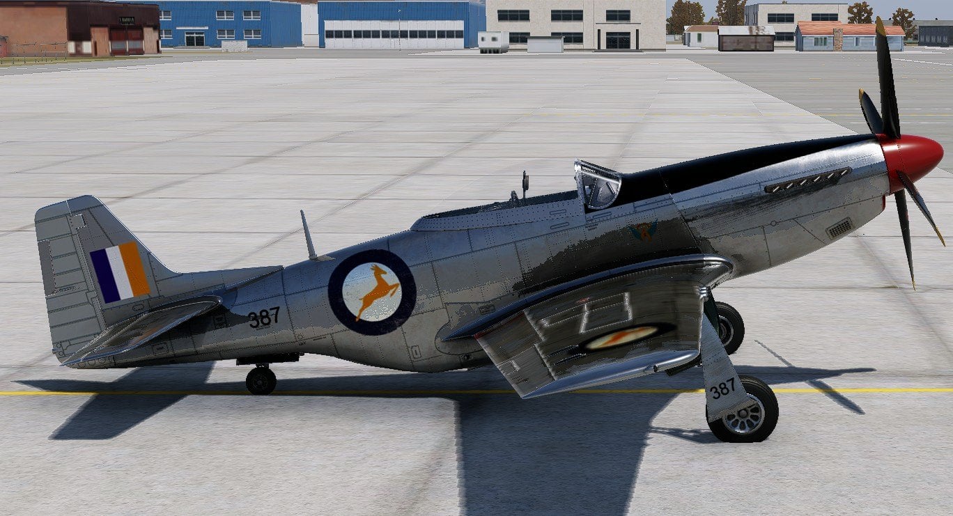 SAAF 387 Korea - Skunkcraft P51 Mustang - X-Plane.Org Forum