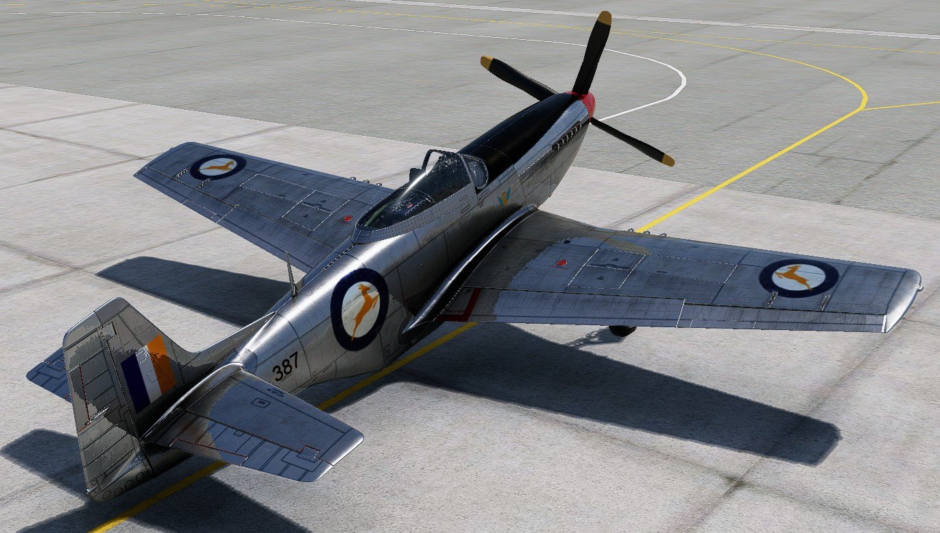 SAAF 387 Korea - Skunkcraft P51 Mustang - X-Plane.Org Forum