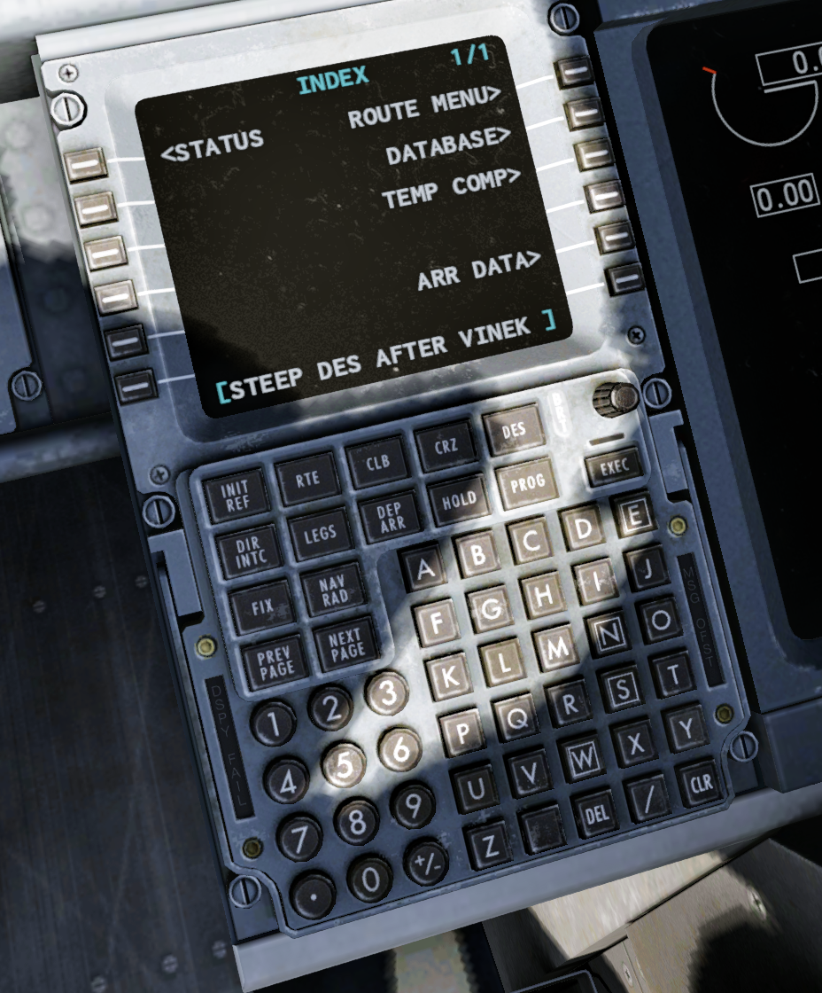 Stock LR B738: WebFMC displays two different buttons than the aircraft ...