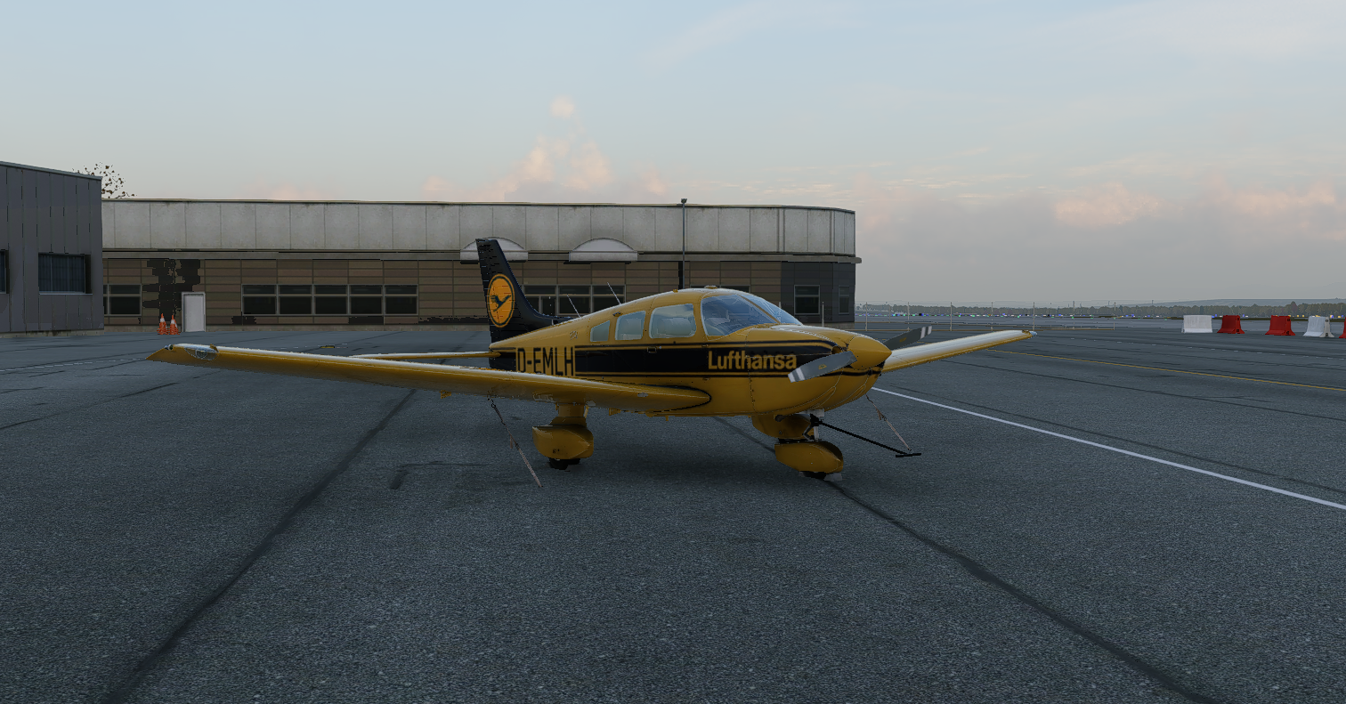 Lufthansa Training D-EMLH for Piper PA-28 Archer III by Justflight and ...