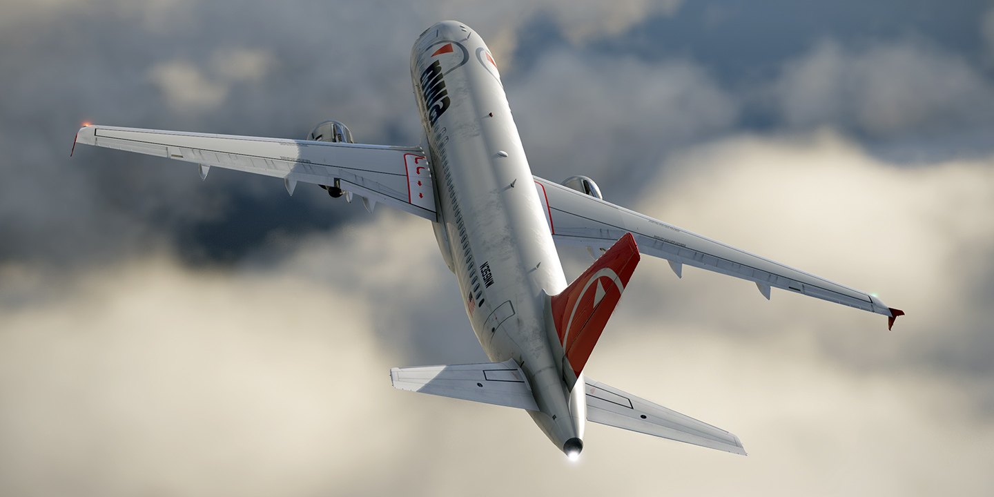 Toliss A320-200 (CEO) Northwest NWA Silver twin pack - UHD 8K & 4K ...