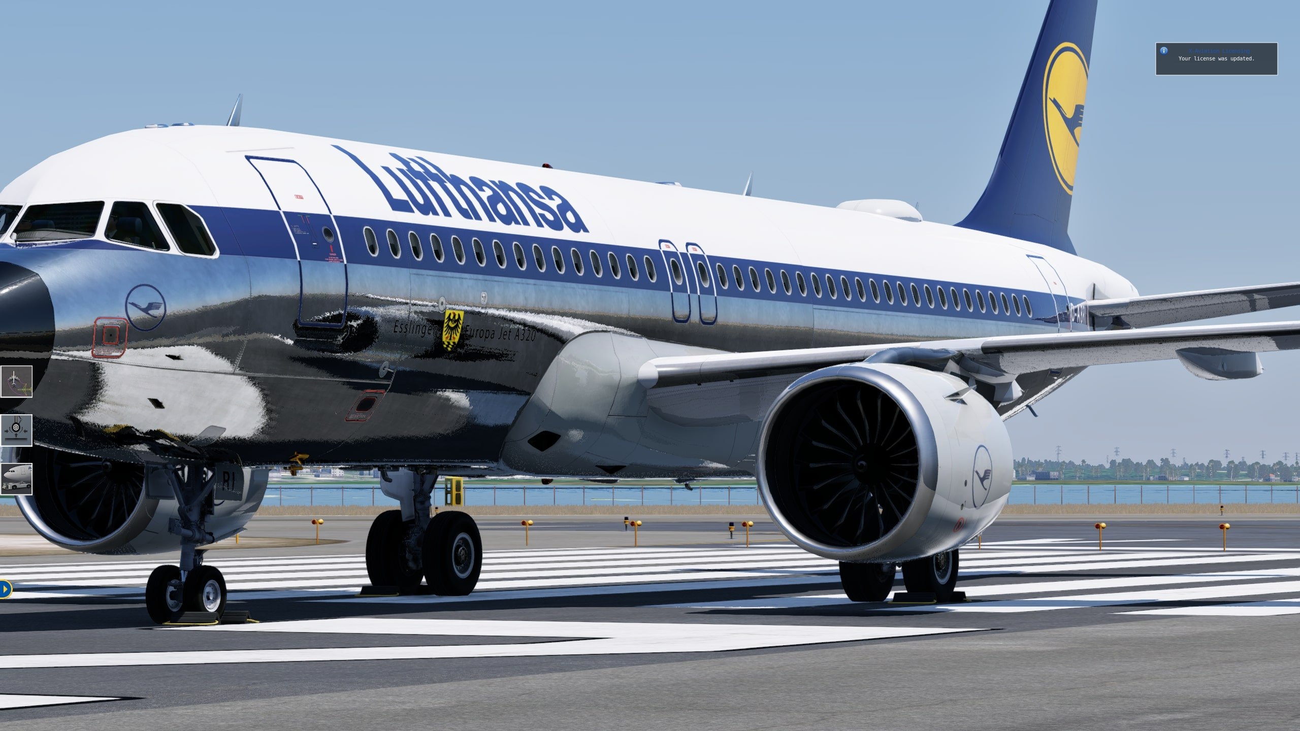 Toliss A320 Lufthansa Fictional 70s Livery. Eurojet Braunschweig ...