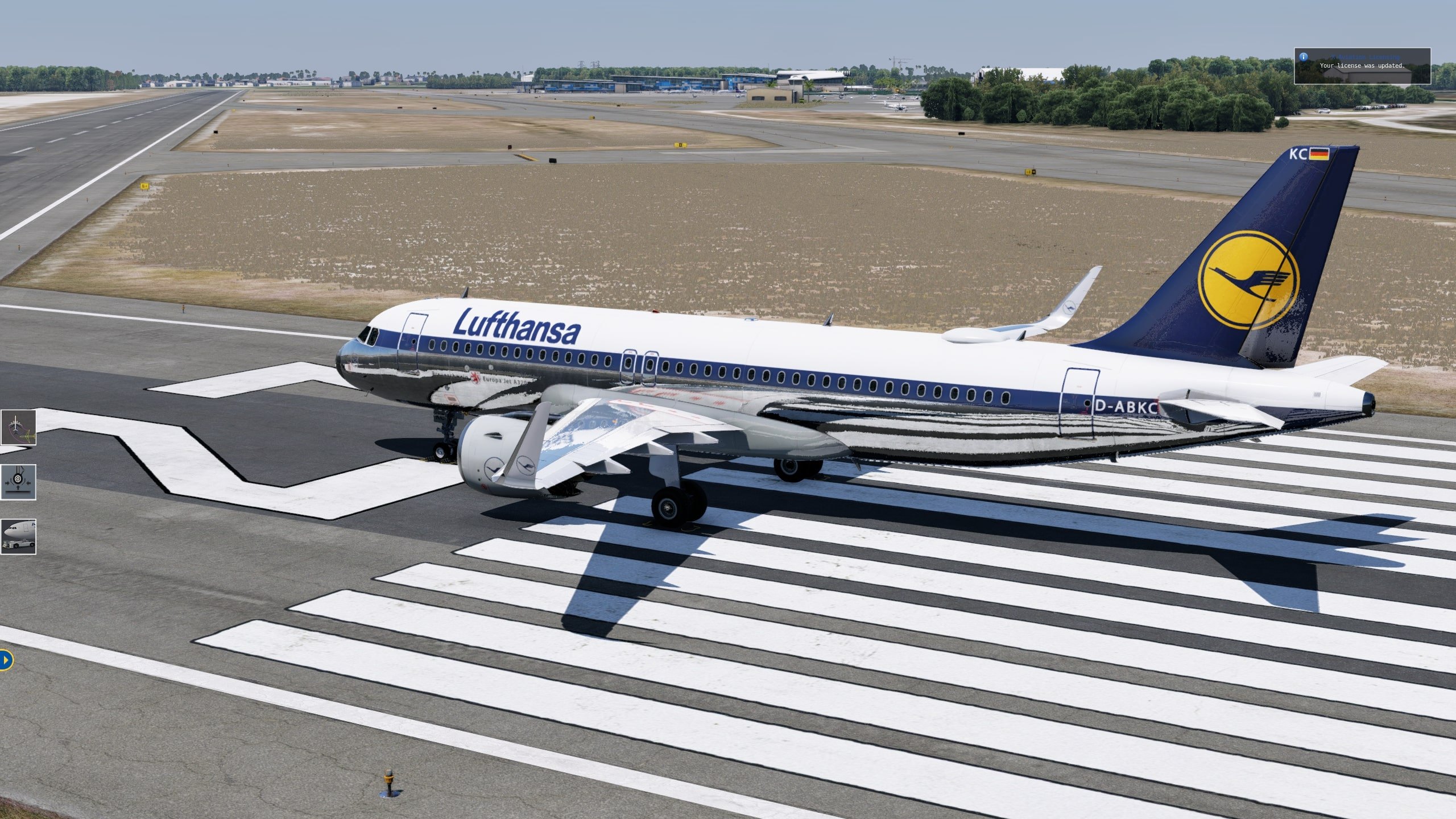 Toliss A320 Lufthansa Fictional 70s Livery. Eurojet Braunschweig ...