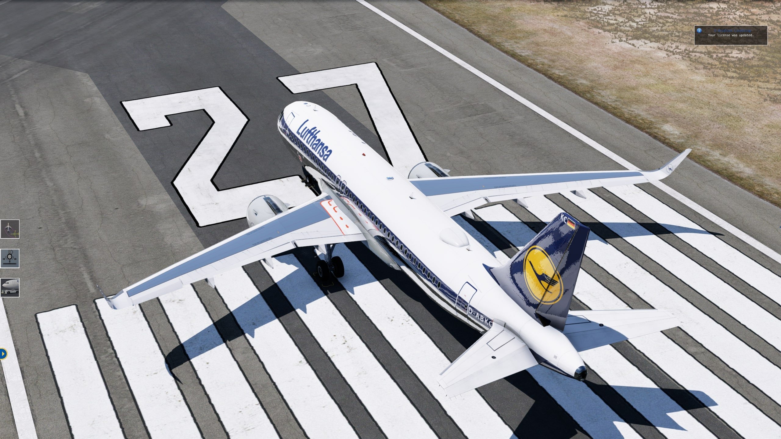 Toliss A320 Lufthansa Fictional 70s Livery. Eurojet Braunschweig ...