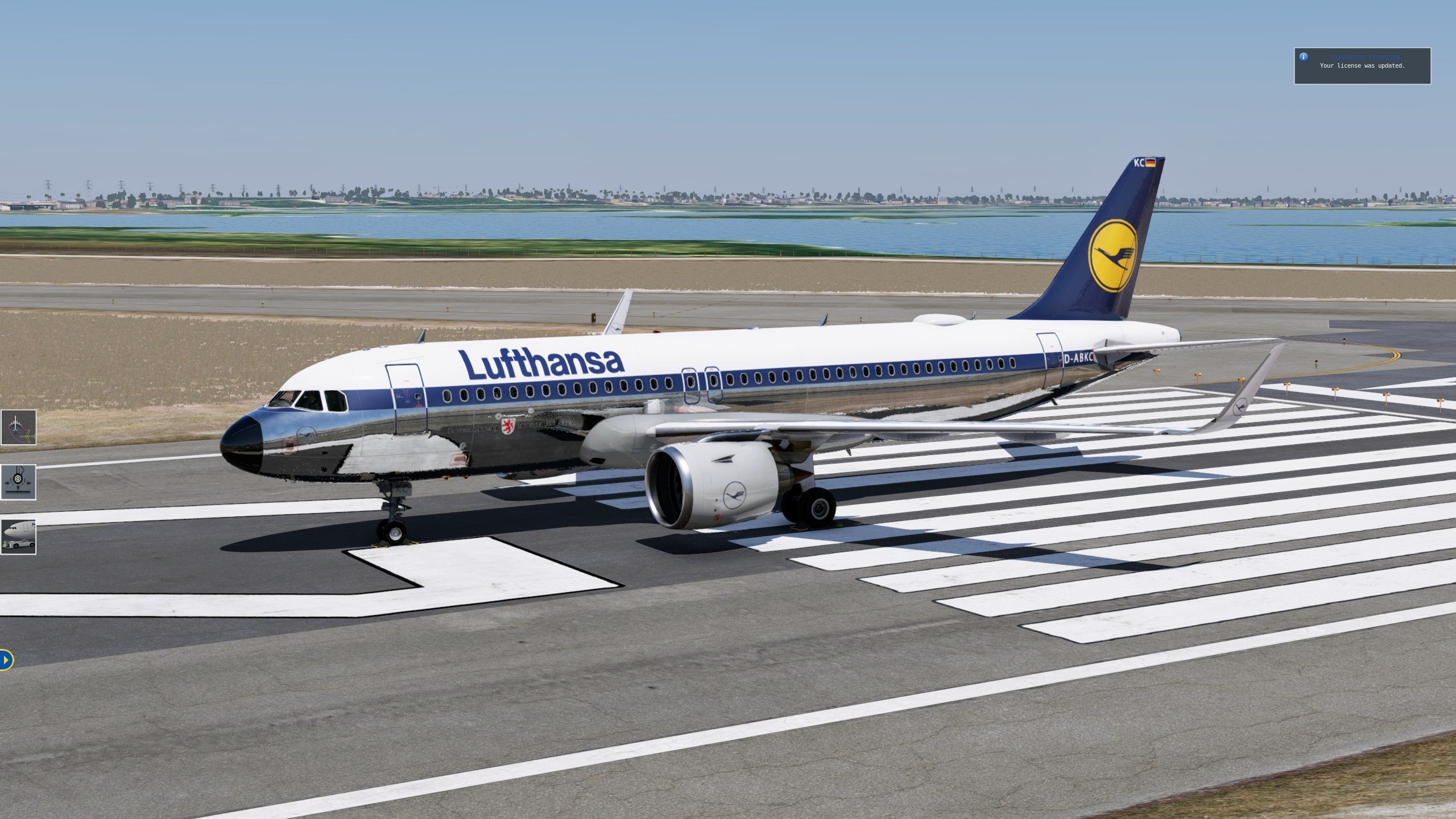 Toliss A320 Lufthansa Fictional 70s Livery. Eurojet Braunschweig ...