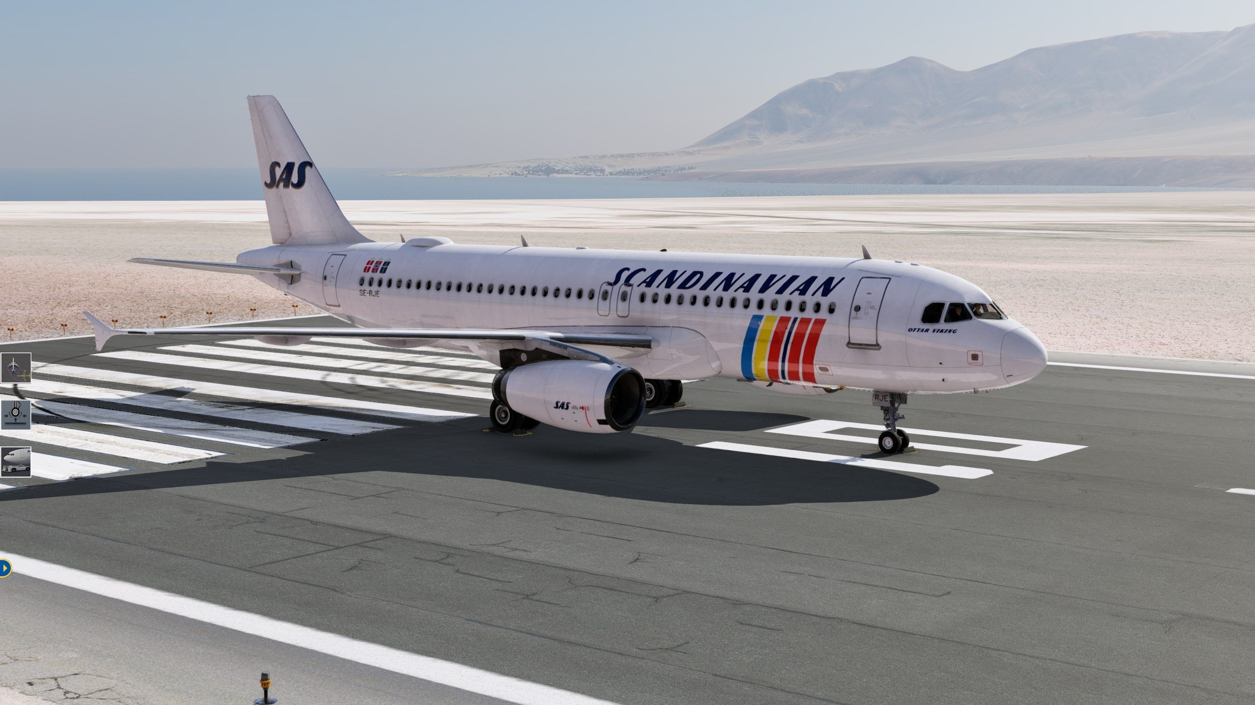 Toliss A320 SAS Scandinavian Air Service 90s Livery - Toliss A320 - X ...