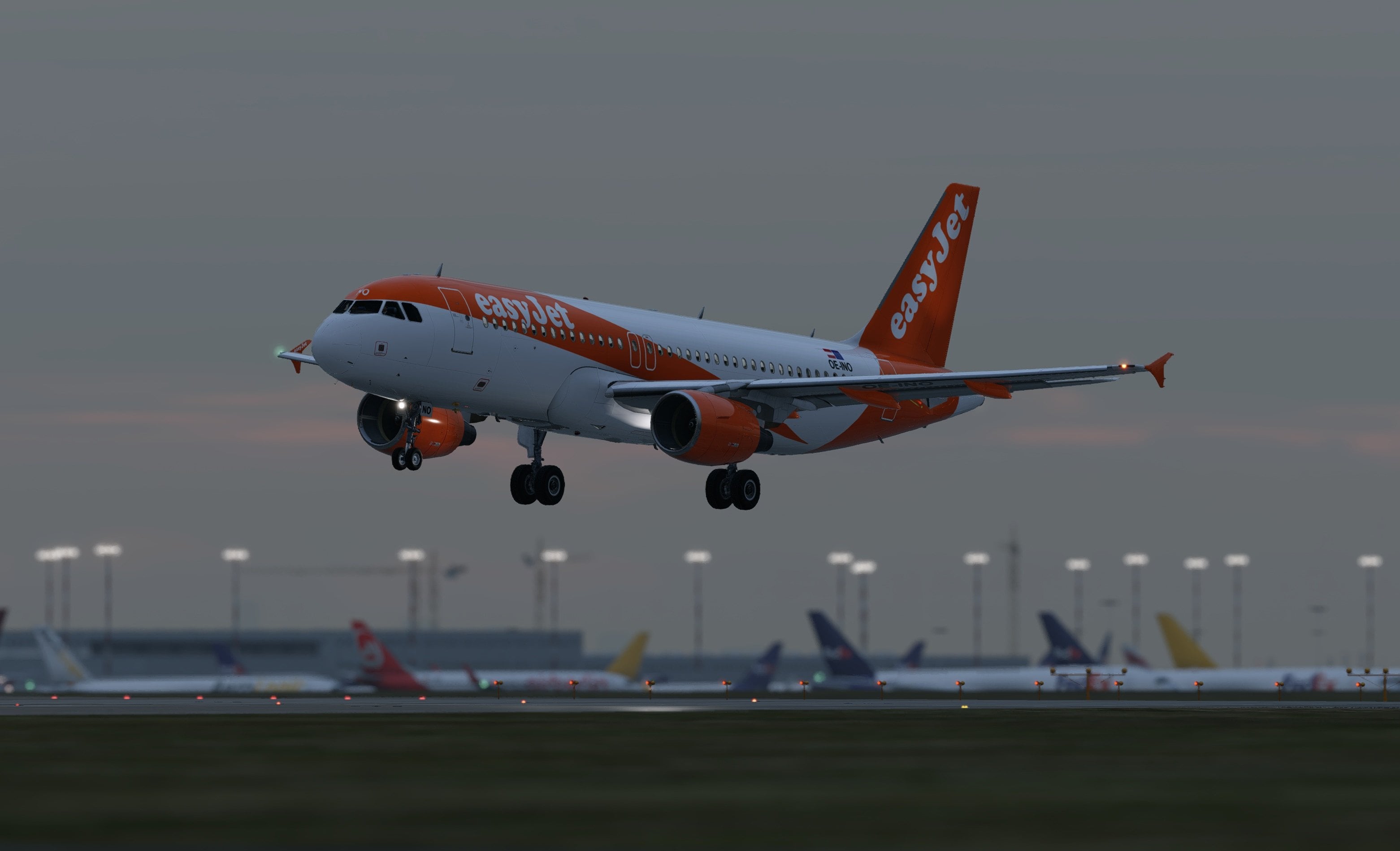 easyJet Europe pack OE-INO & OE-IBF [CFM] Toliss A320 - Toliss A320 - X ...
