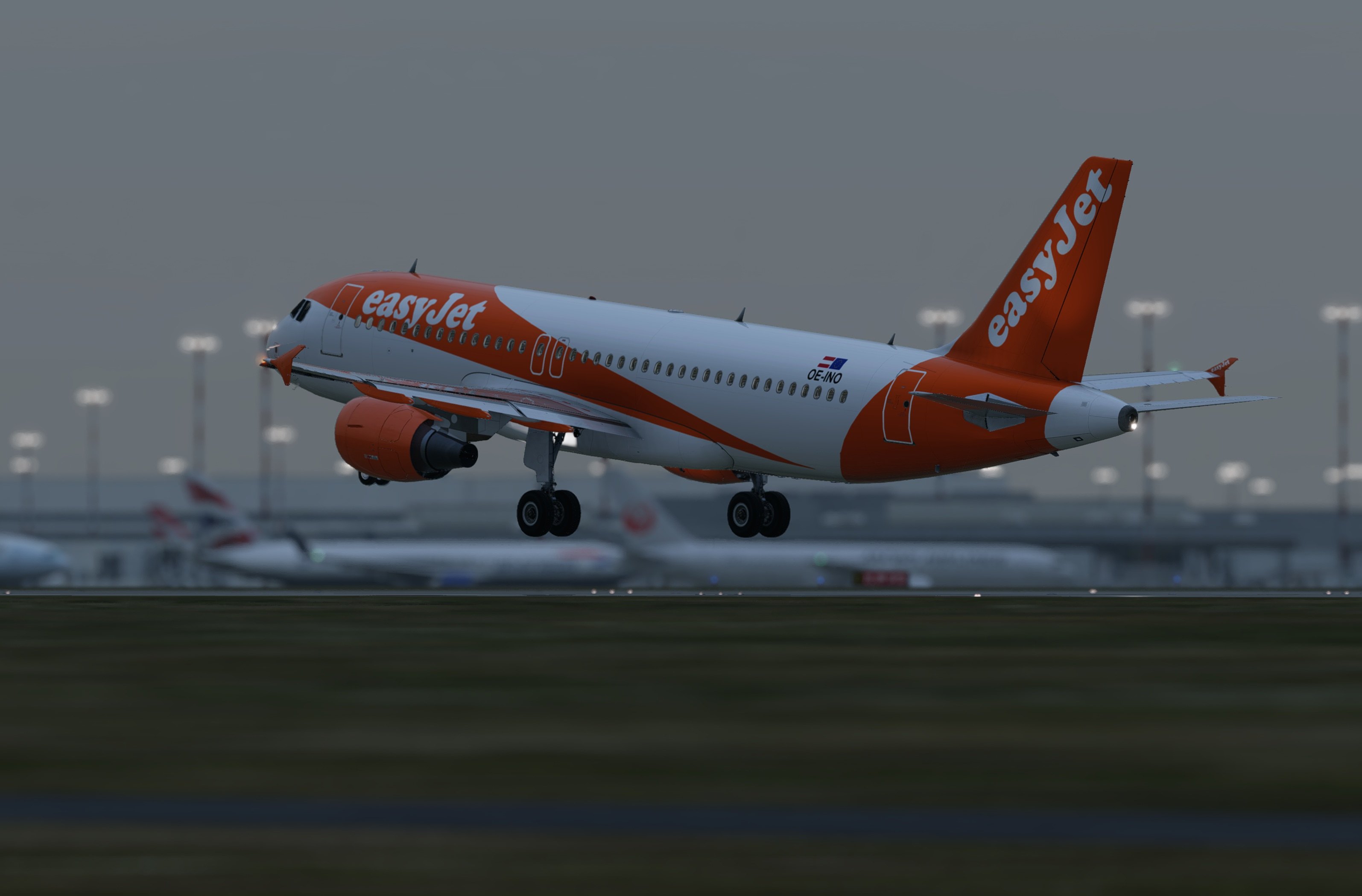 easyJet Europe pack OE-INO & OE-IBF [CFM] Toliss A320 - Toliss A320 - X ...