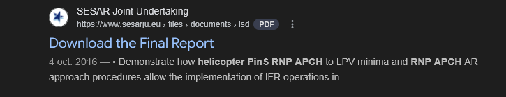 Interlaken RNP AR APCH + SBAS required (construction) - Page 2 - AW 109 ...