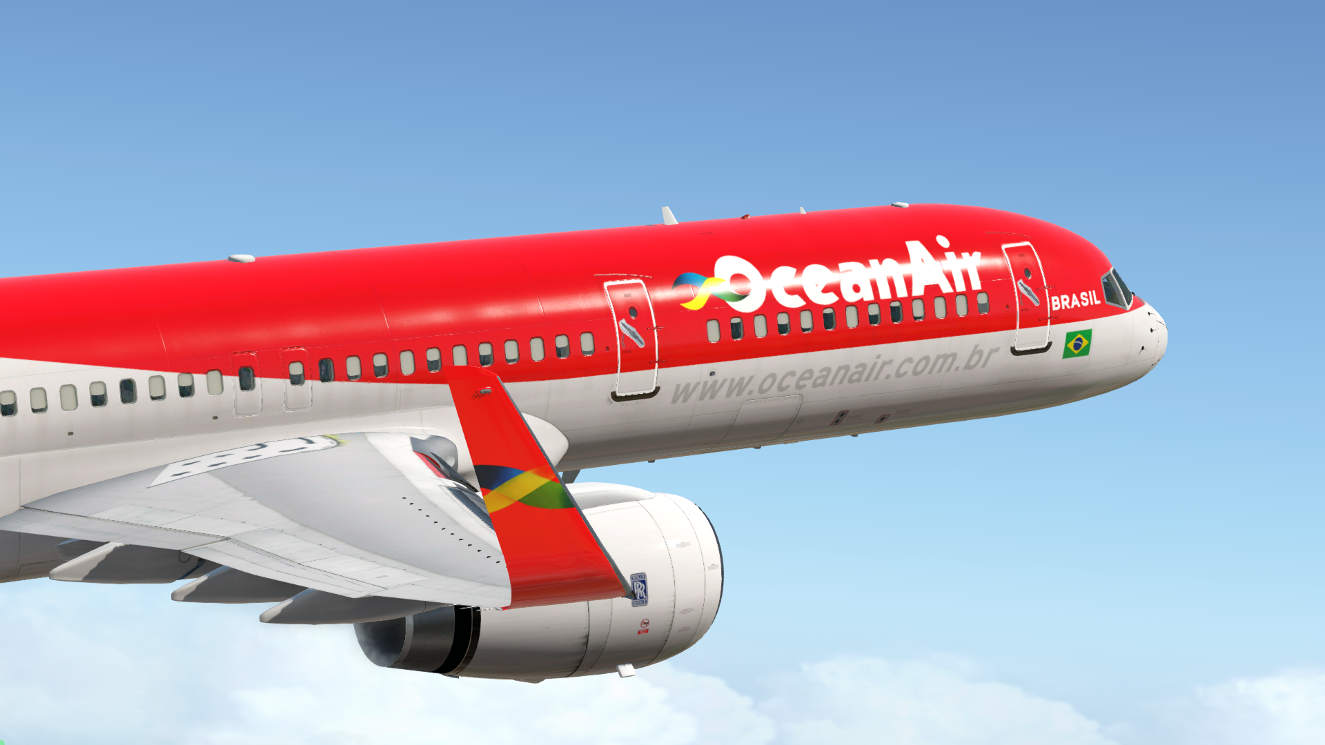 Flight Factor Boeing 757-200 AVIANCA BRASIL - OCEANAIR - PR-ONF - FF ...