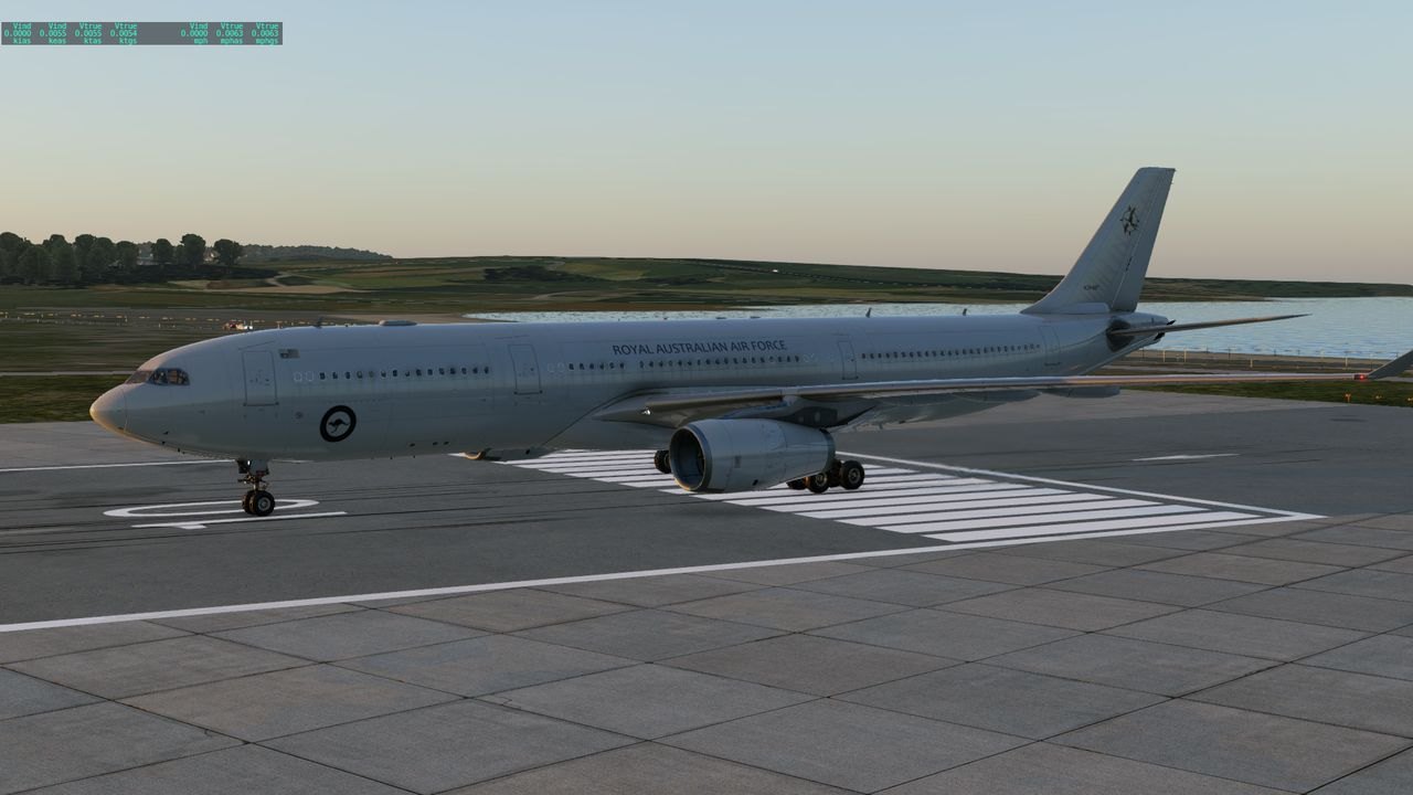 RAAF MRTT Tanker (KC-30A) based on Laminar A330 with fuel boom Addon ...