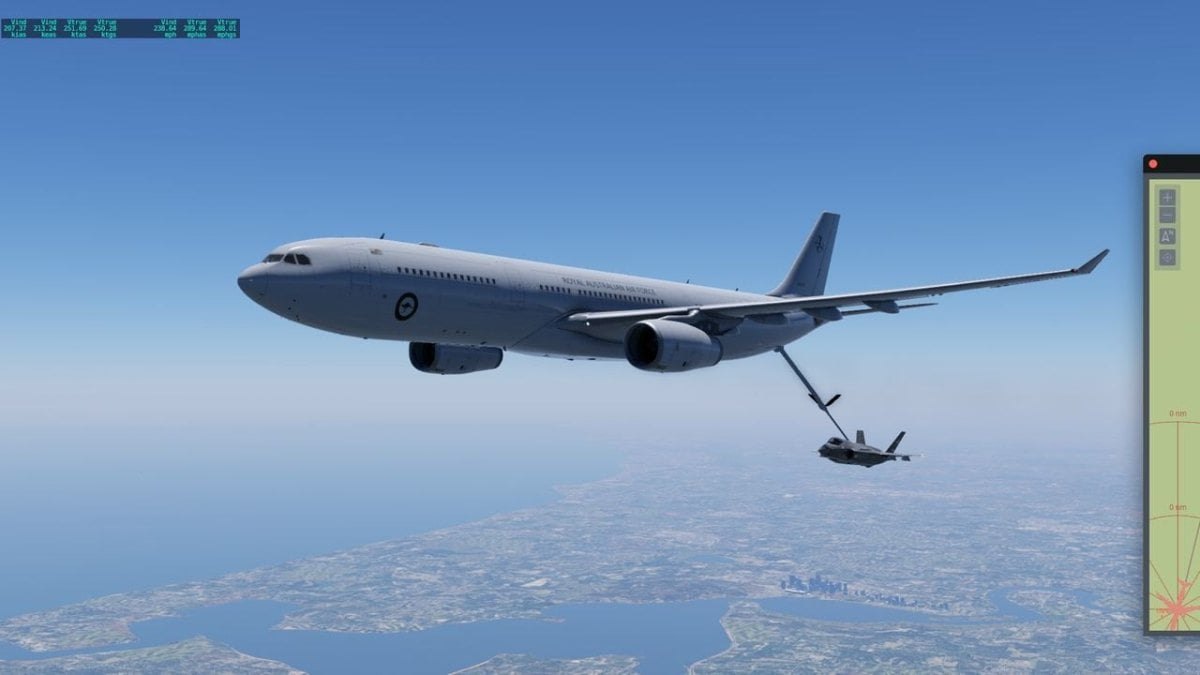 RAAF MRTT Tanker (KC-30A) based on Laminar A330 with fuel boom Addon ...