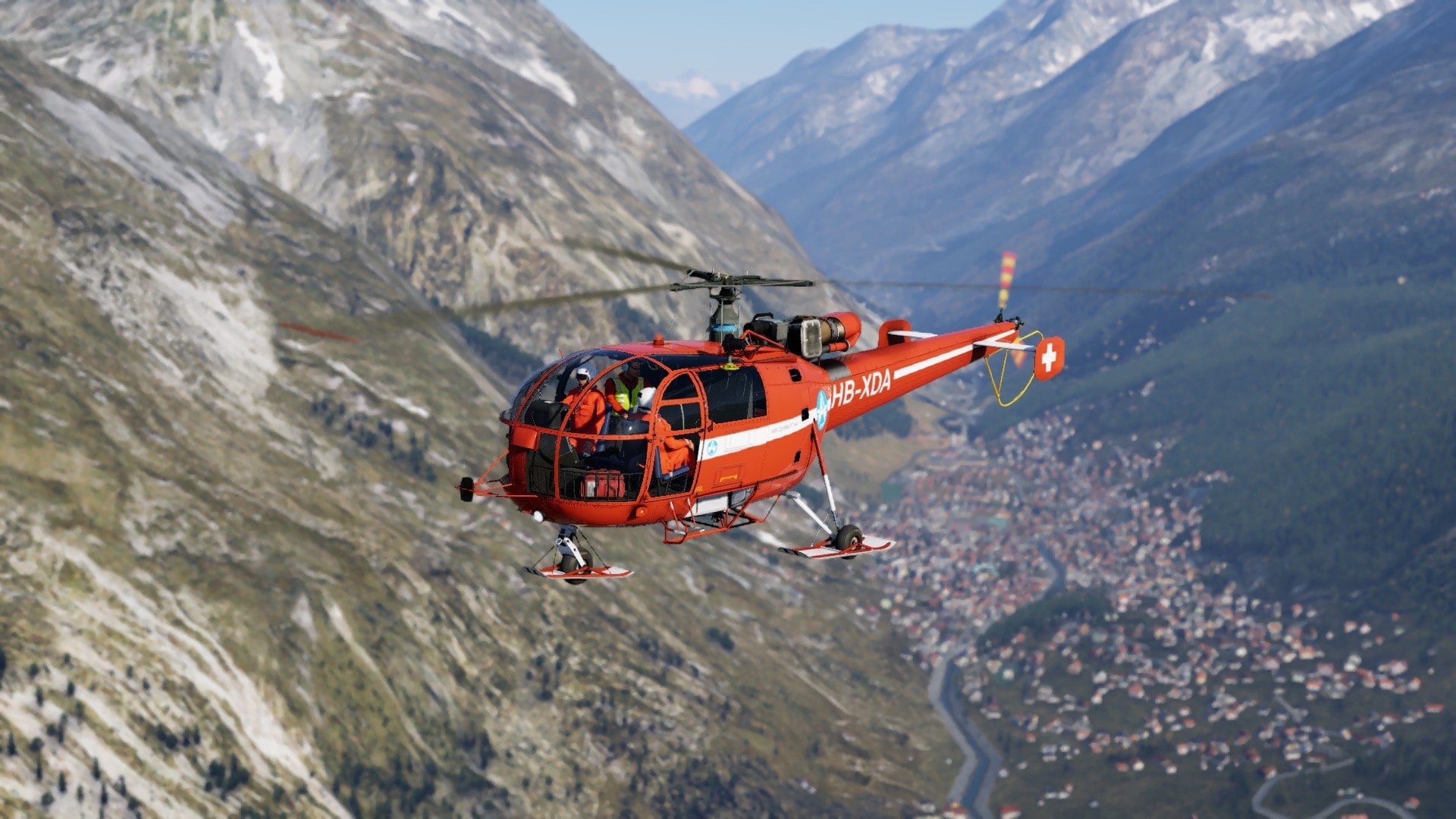 Alouette III (HSF) - The legendary HB-XDA Air Zermatt - Helicopters ...