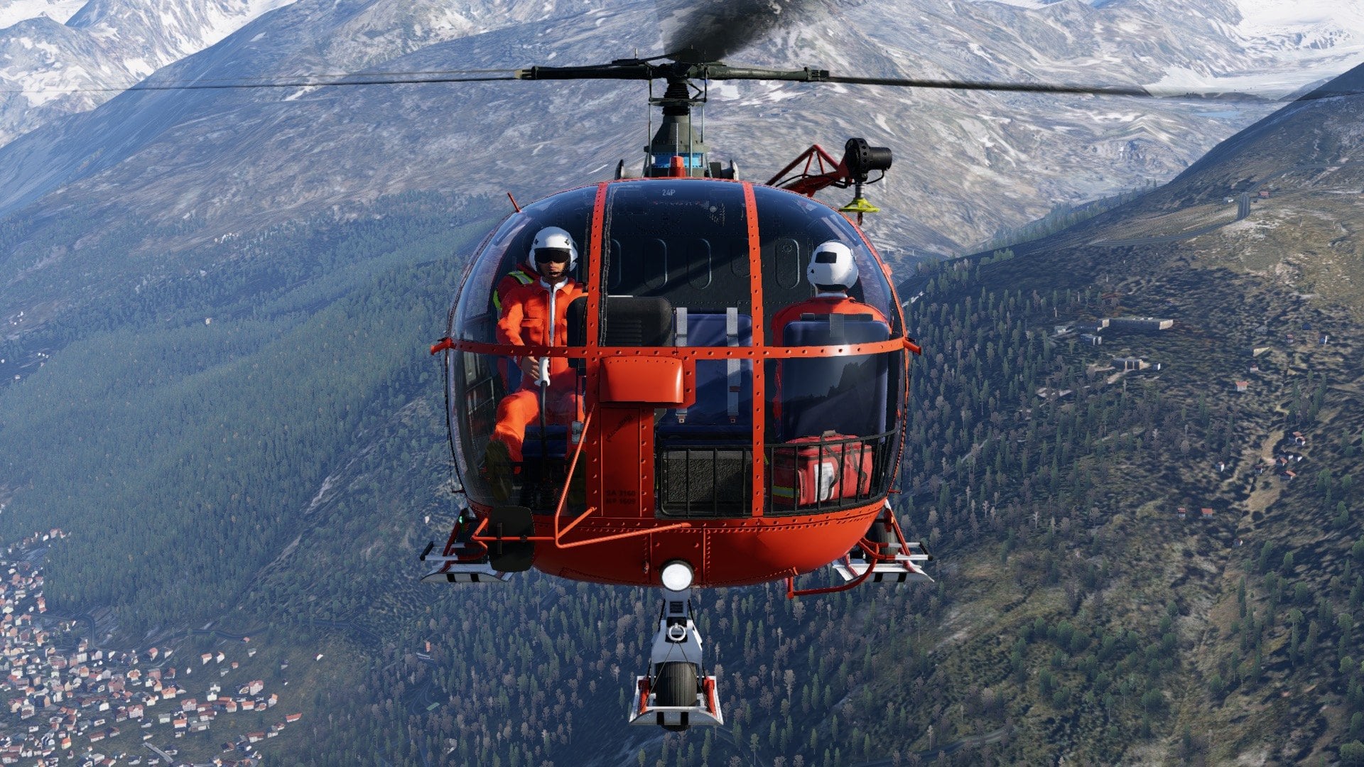 Alouette III (HSF) - The legendary HB-XDA Air Zermatt - Helicopters ...