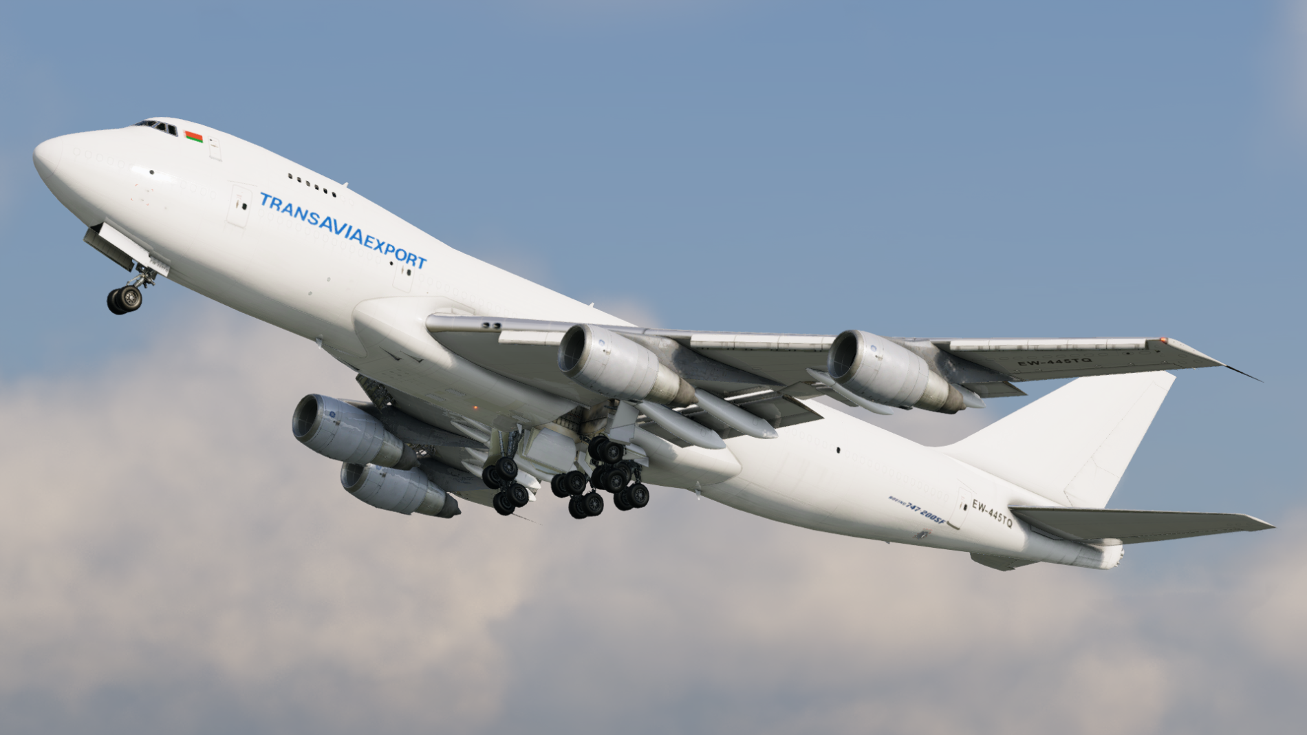 Felis 747-200F TransAVIAExport Airlines Livery | EW-445TQ | GE - Felis ...