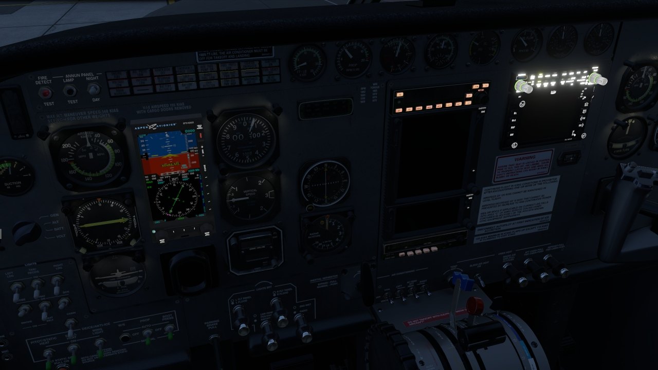 Garmin GMA 340 Backlight - Thranda Cessna 208 Caravan / Grand Caravan ...