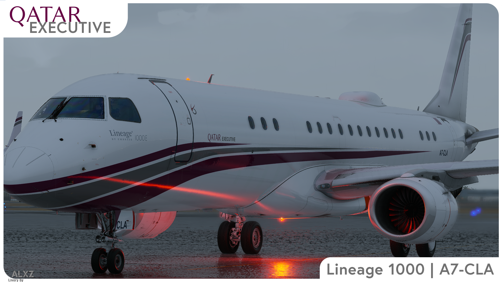 Lineage 1000 - Qatar Executive [Fictional] - E-Jets Family by X-Crafts ...
