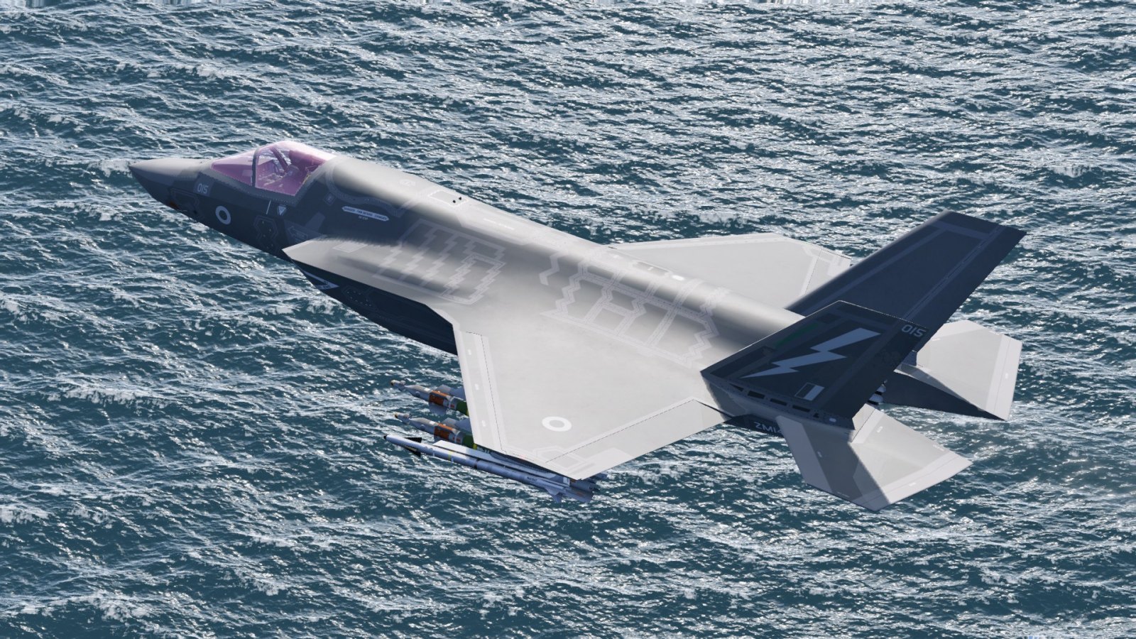 AOA Simulations pay-ware XP12 F-35B RAF 617 Squadron "Dambusters ...