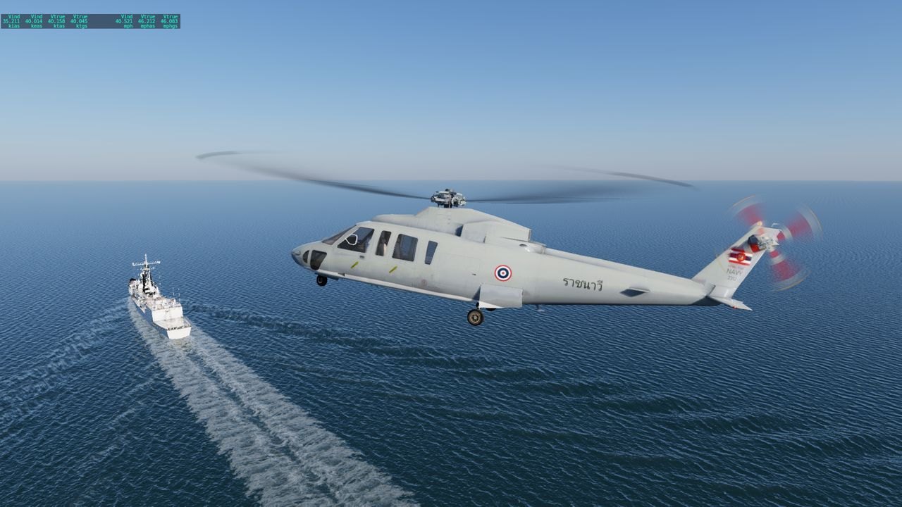 Sikorsky S-76 (Default) Royal Thai Navy livery - Default X-Plane ...