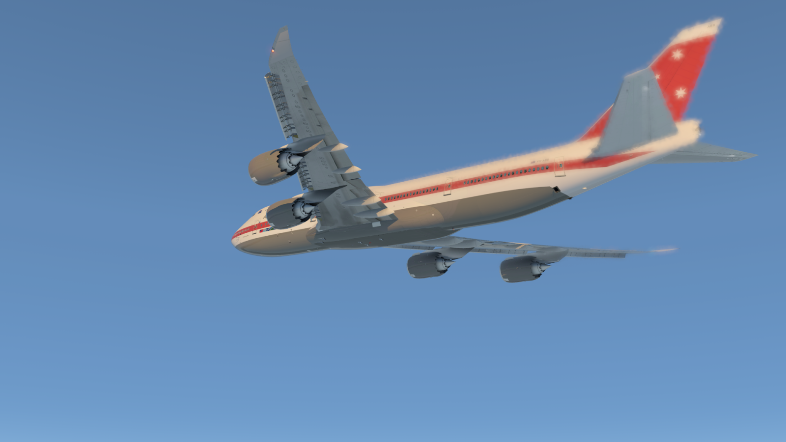 Australian Pacific Airlines Virtual Boeing 747-8 VH-ABB retro livery ...
