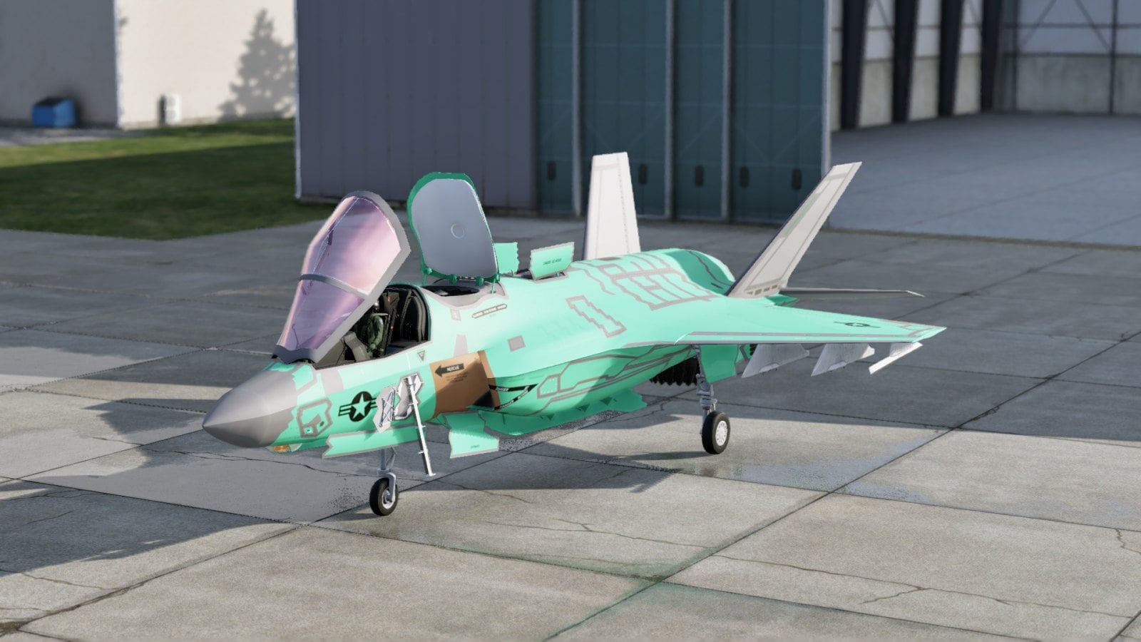 AOA Simulations pay-ware XP12 F-35B "factory rollout" livery - F-35B ...